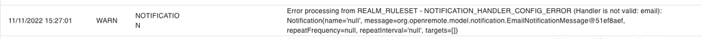 E-mail notification does not work - Rules: When-Then, Flows and Groovy - OpenRemote