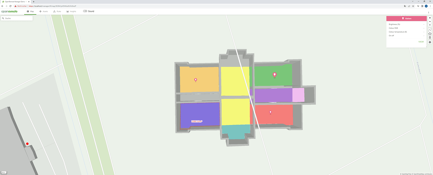 Deploy custom geoJSON (Example INDOOR 3D MAP) - Custom Deployment - OpenRemote