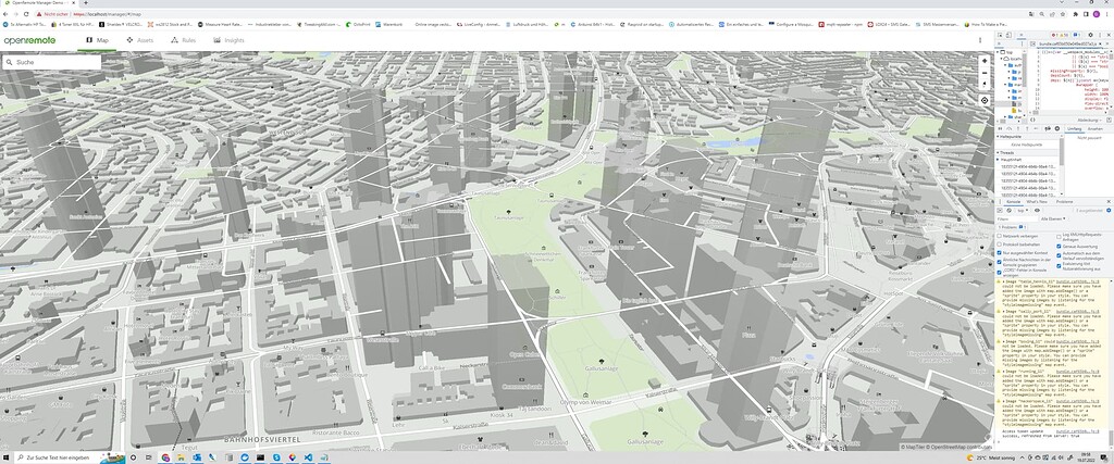 3D Buildings on Map - Manager UI - OpenRemote