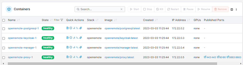 Deployment Tutorial - Custom Deployment - OpenRemote