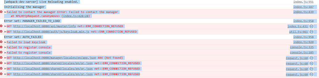 Blank Screen When Setting Up Custom Deployment Custom Deployment Openremote