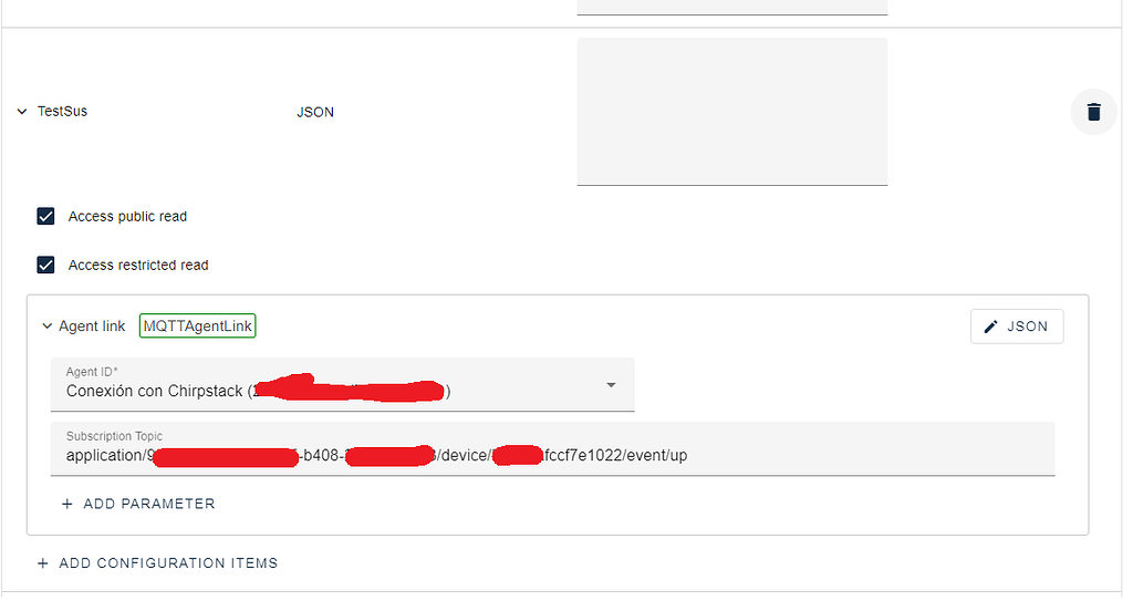 Cant Receive Json Data Or Strings From Mqtt External Broker Chirpstack Via Mosquitto Agents