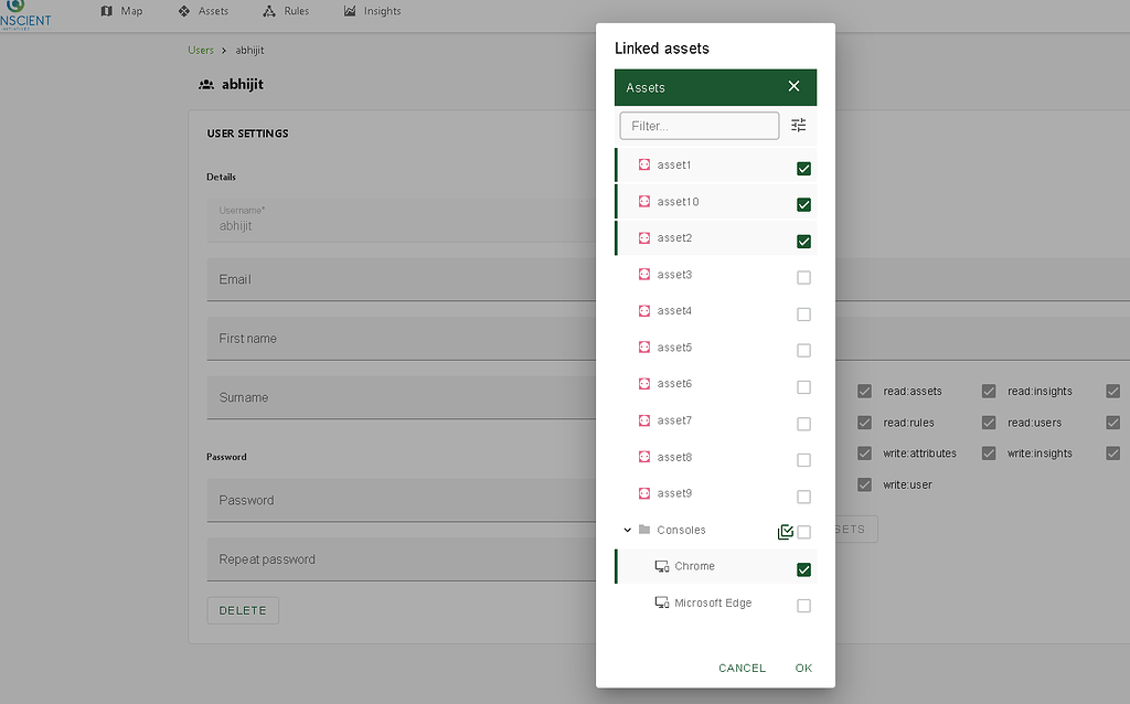 Unable to create new user with custom permission - Manager UI - OpenRemote